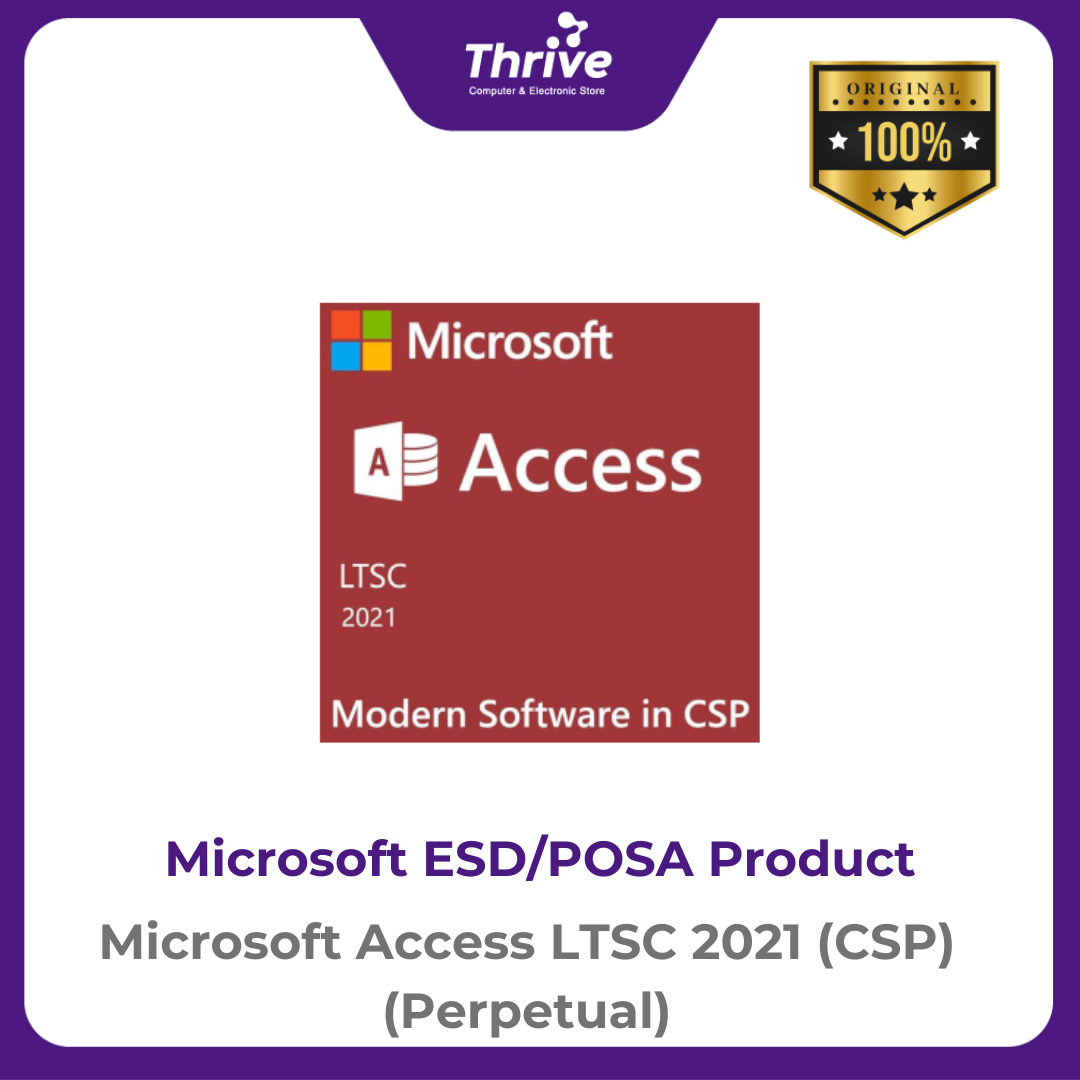 Microsoft Access LTSC 2021 (CSP) (Perpetual) - Sultan Store