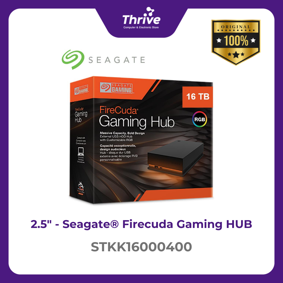 Seagate® Firecuda Gaming HUB STKK16000400 - Sultan Store