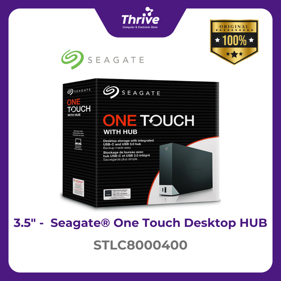 Seagate® One Touch Desktop HUB STLC8000400 - Sultan Store