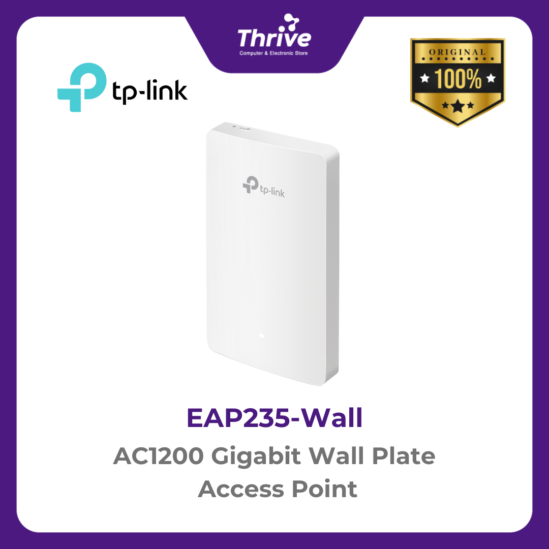 TP-LINK AC1200 Gigabit Wall Plate Access Point - Sultan Store