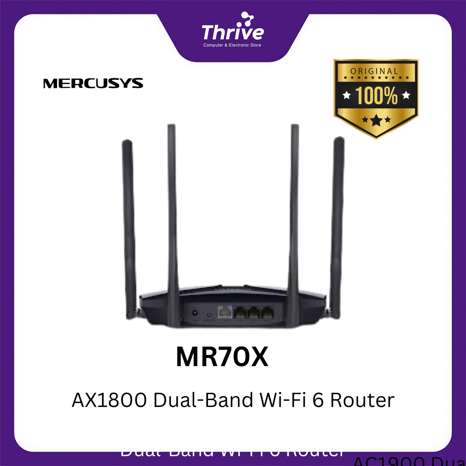 MR70X AX1800 Dual-Band Wi-Fi 6 Router - Sultan Store