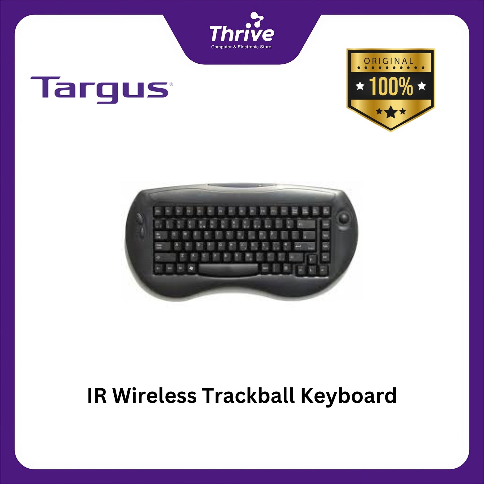 IR Wireless Trackball Keyboard - Sultan Store