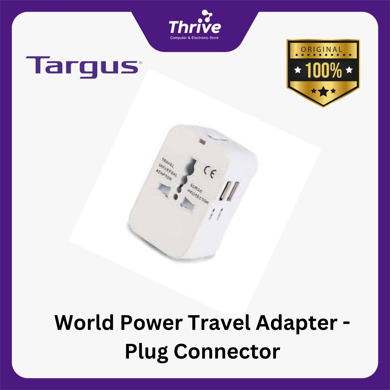 World Power Travel Adapter - Plug Connector - Sultan Store
