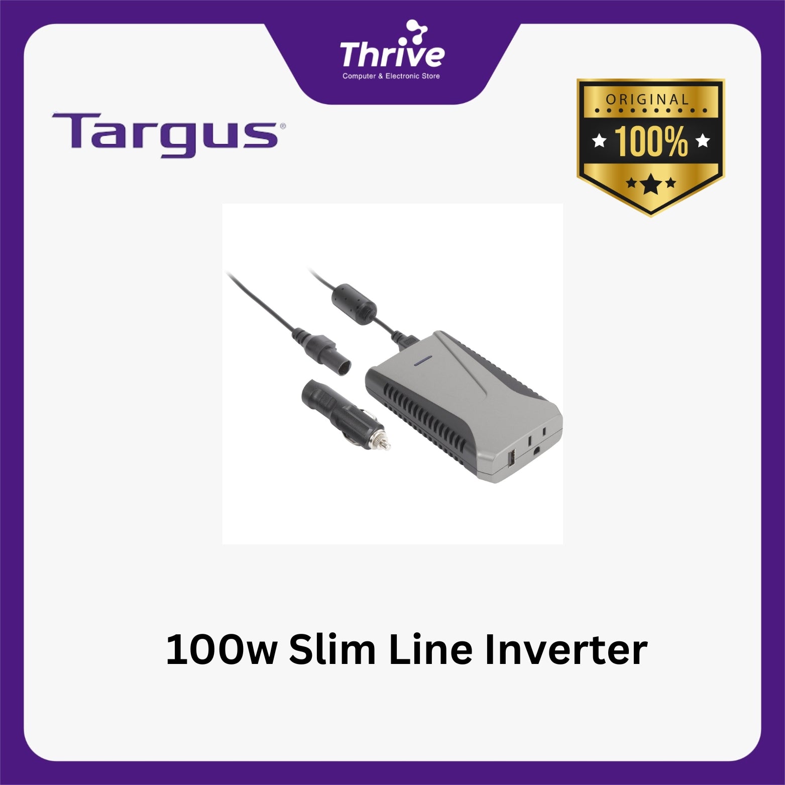 100w Slim Line Inverter - Sultan Store