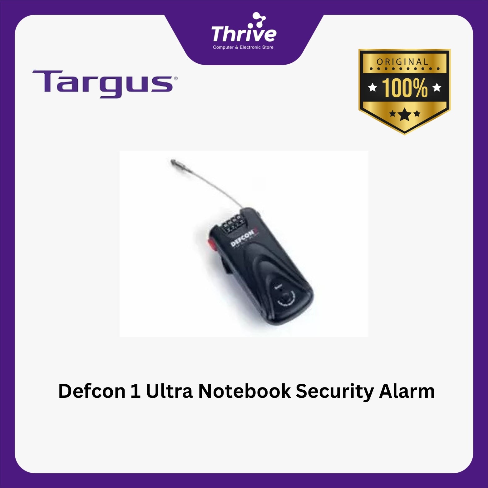 Defcon 1 Ultra Notebook Security Alarm - Sultan Store