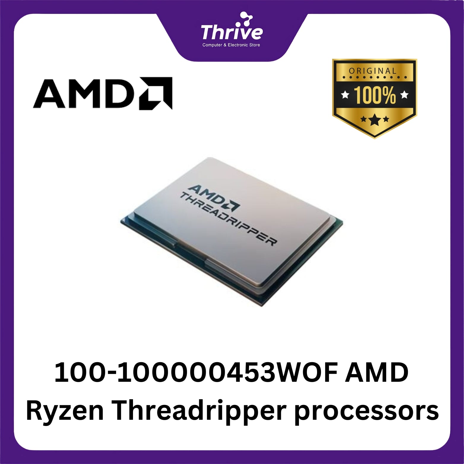 100-100000453WOF AMD Ryzen Threadripper processors - Sultan Store
