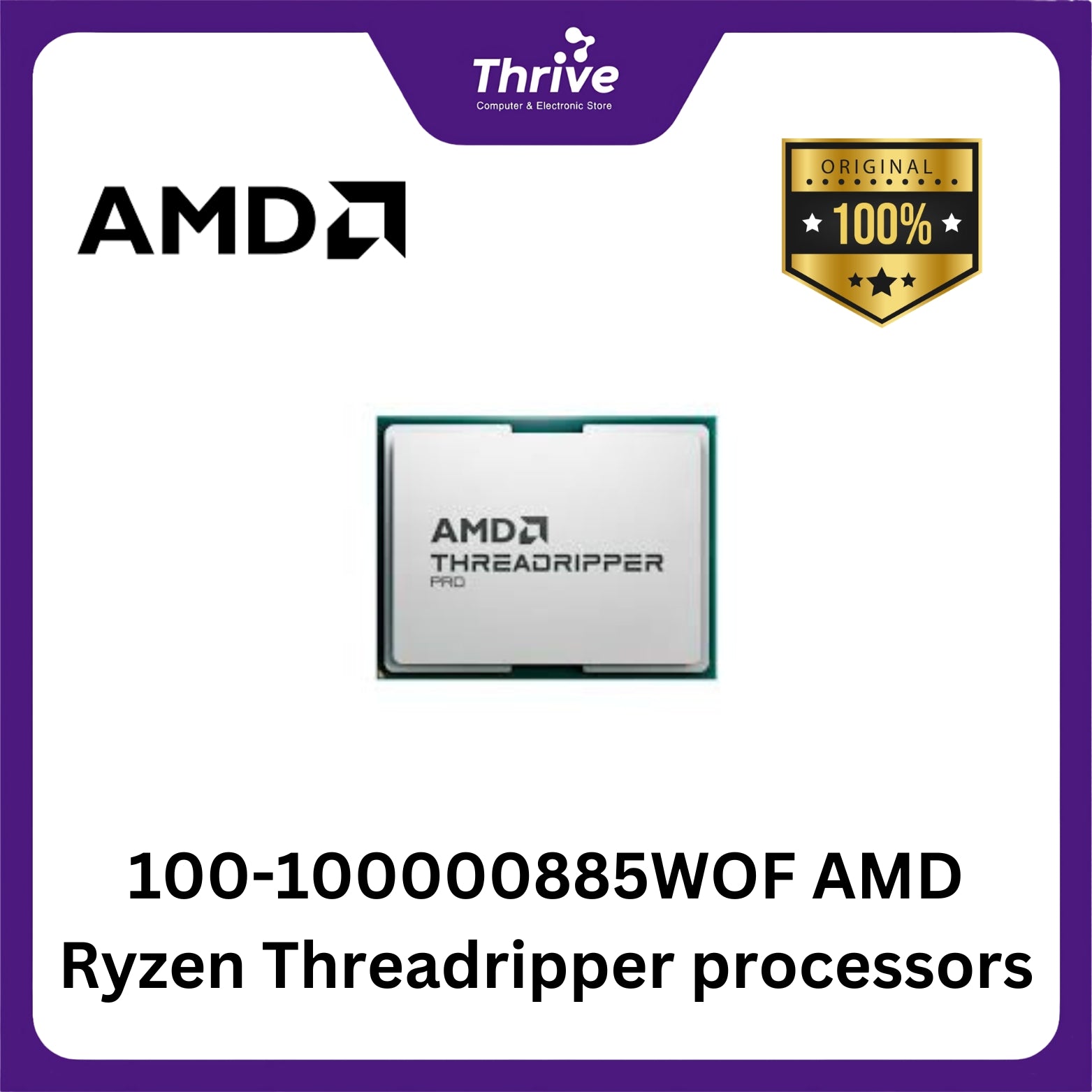 100-100000885WOF AMD Ryzen Threadripper processors - Sultan Store