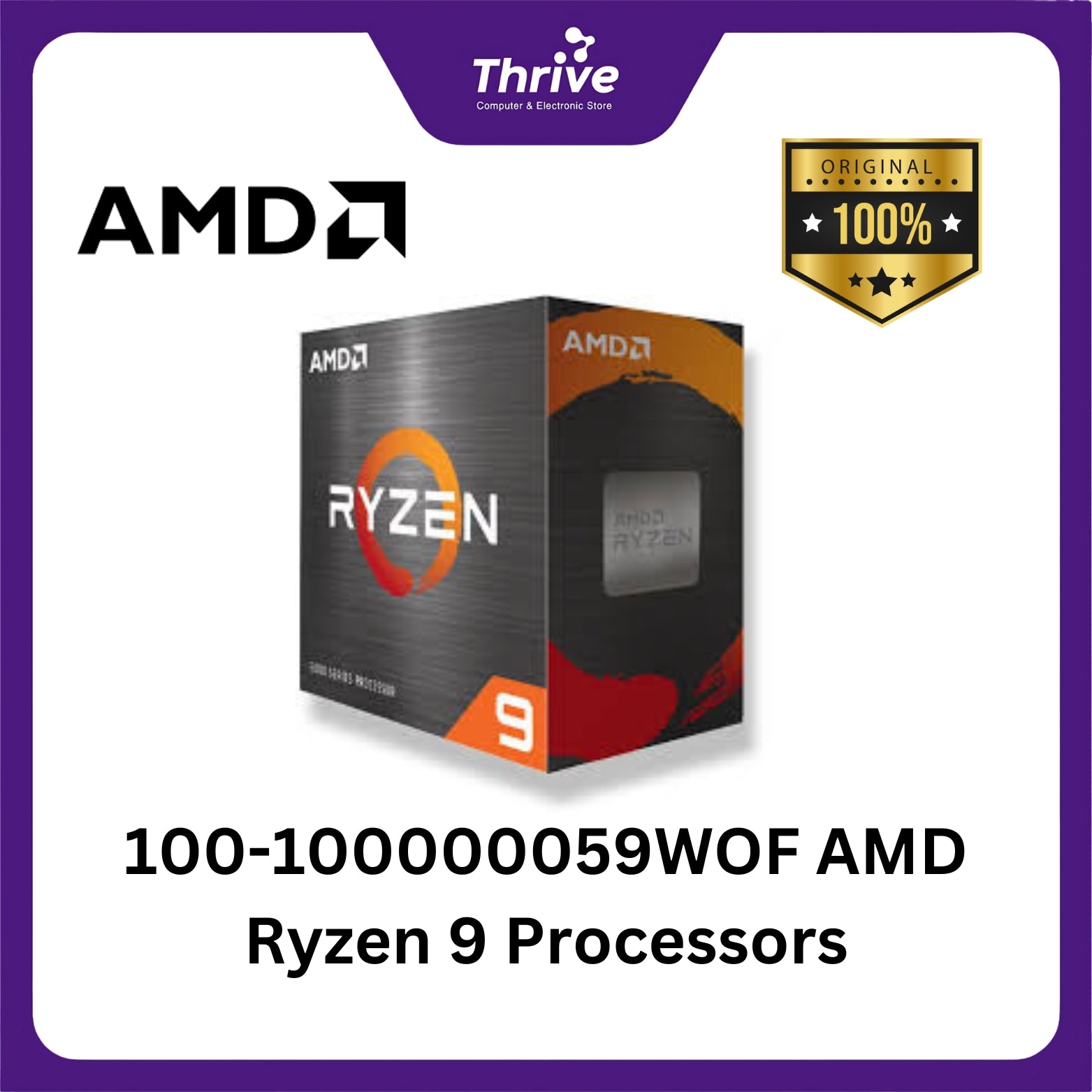 100-100000059WOF AMD Ryzen 9 Processors - Sultan Store