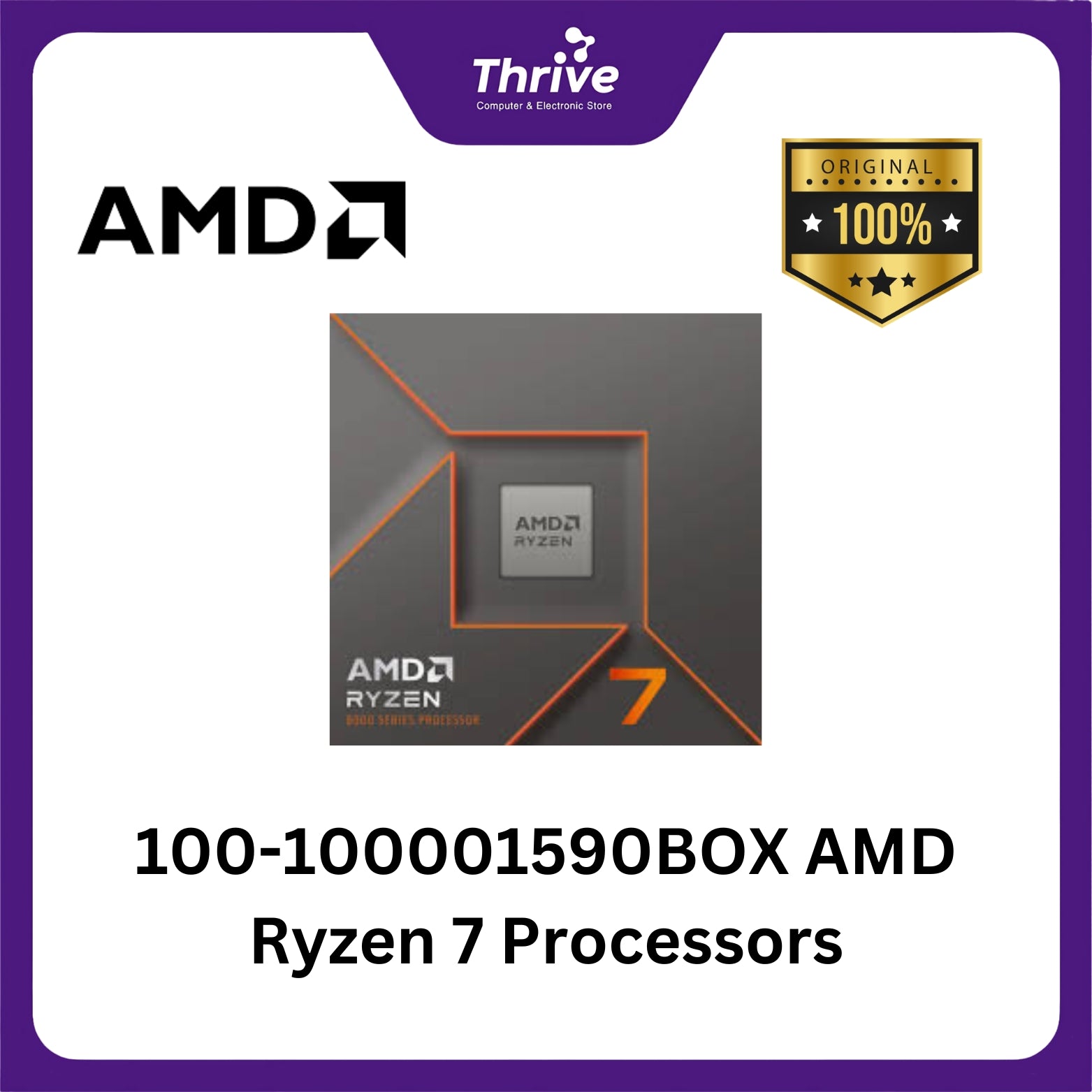 100-100001590BOX AMD Ryzen 7 Processors - Sultan Store