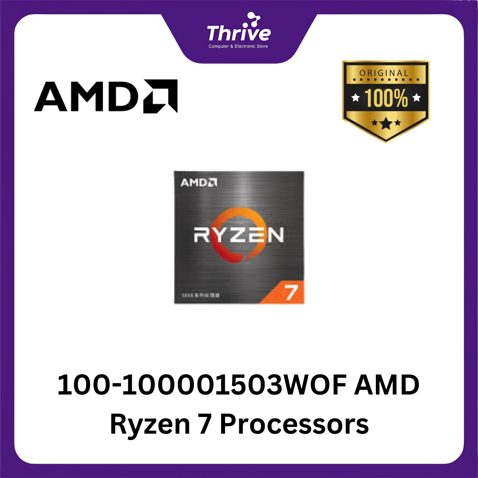 100-100001503WOF AMD Ryzen 7 Processors - Sultan Store
