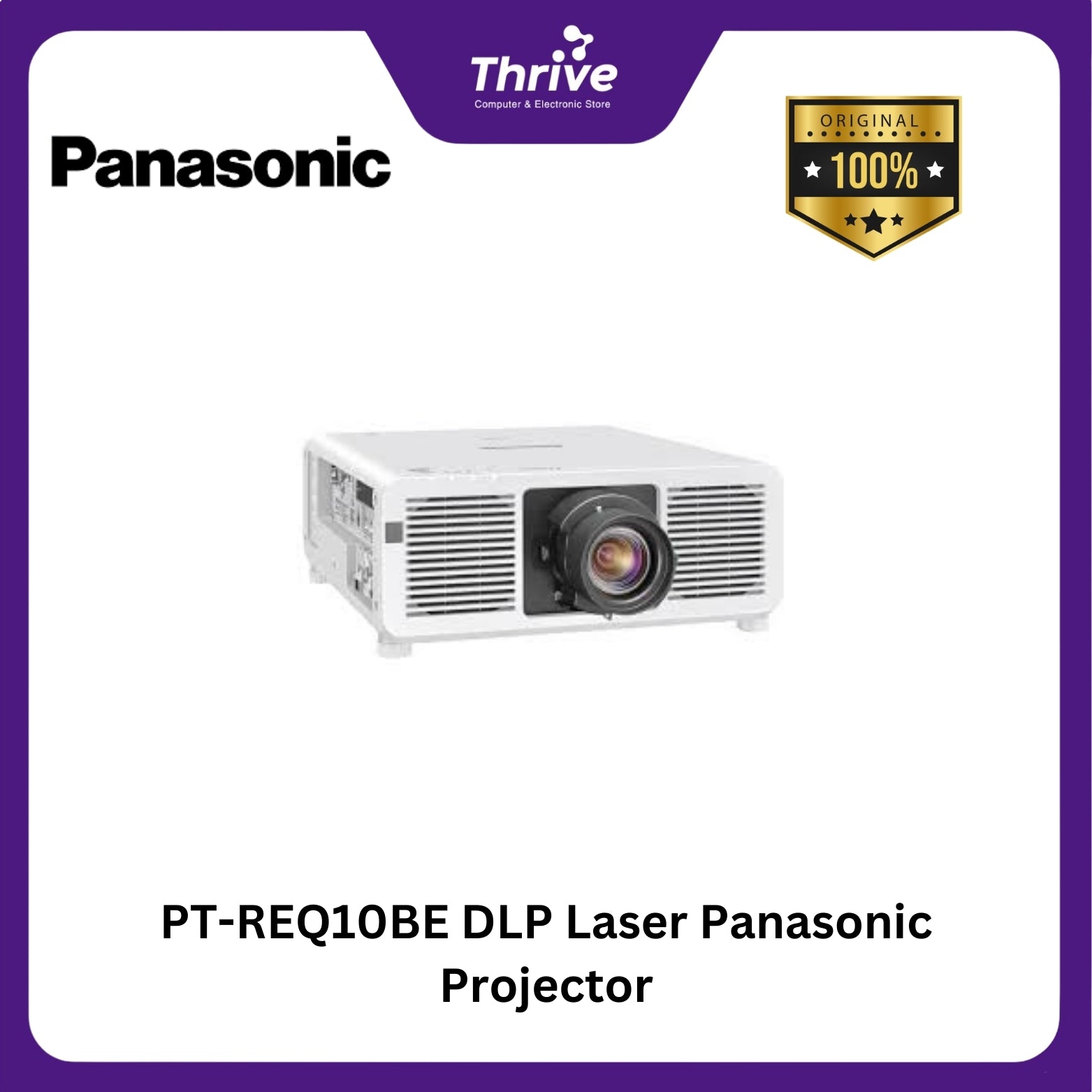PT-REQ10BE DLP Laser Panasonic Projector - Sultan Store