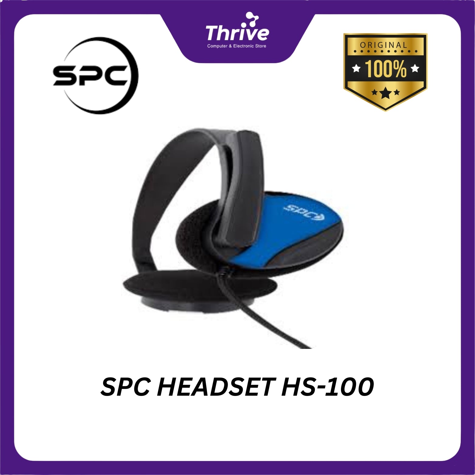 SPC HEADSET HS-100 - Sultan Store