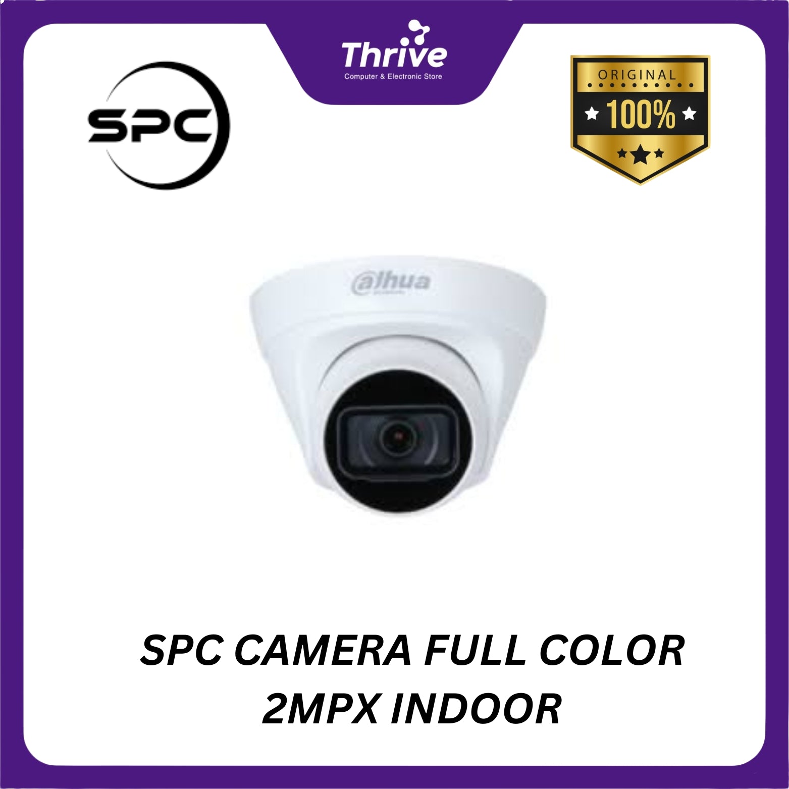 SPC CAMERA FULL COLOR 2MPX INDOOR - Sultan Store