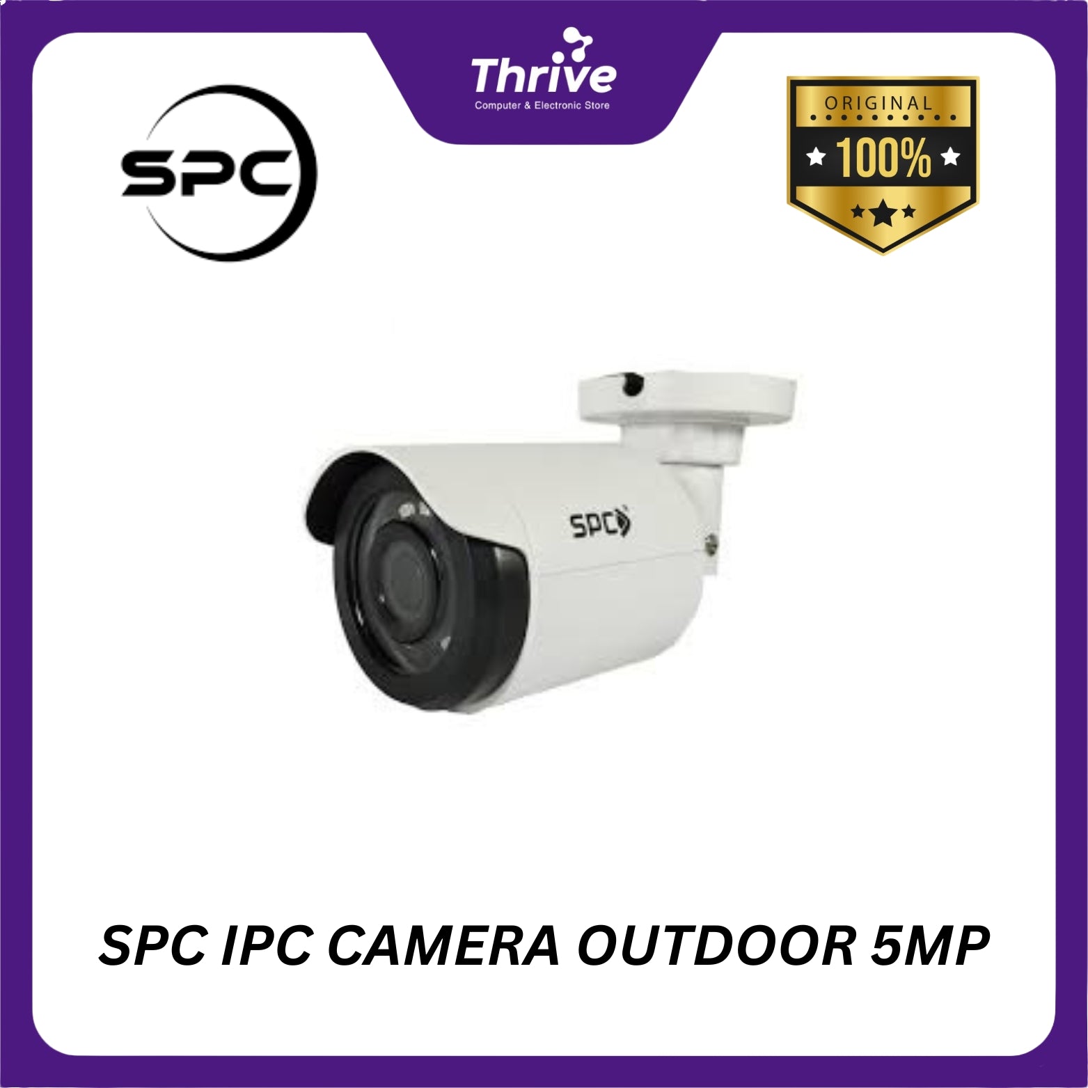 SPC IPC CAMERA OUTDOOR 5MP - Sultan Store