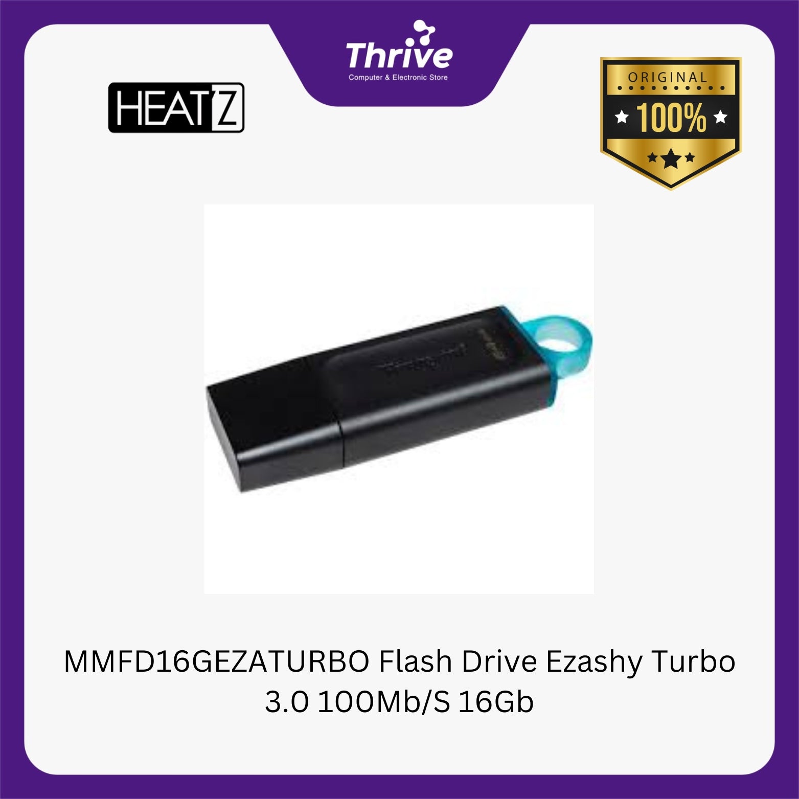 MMFD16GEZATURBO Flash Drive Ezashy Turbo 3.0 100Mb/S 16Gb - Sultan Store