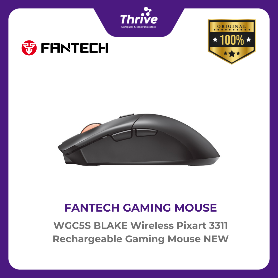 WGC5S BLAKE Wireless Pixart 3311 Rechargeable Gaming Mouse NEW - Sultan ...