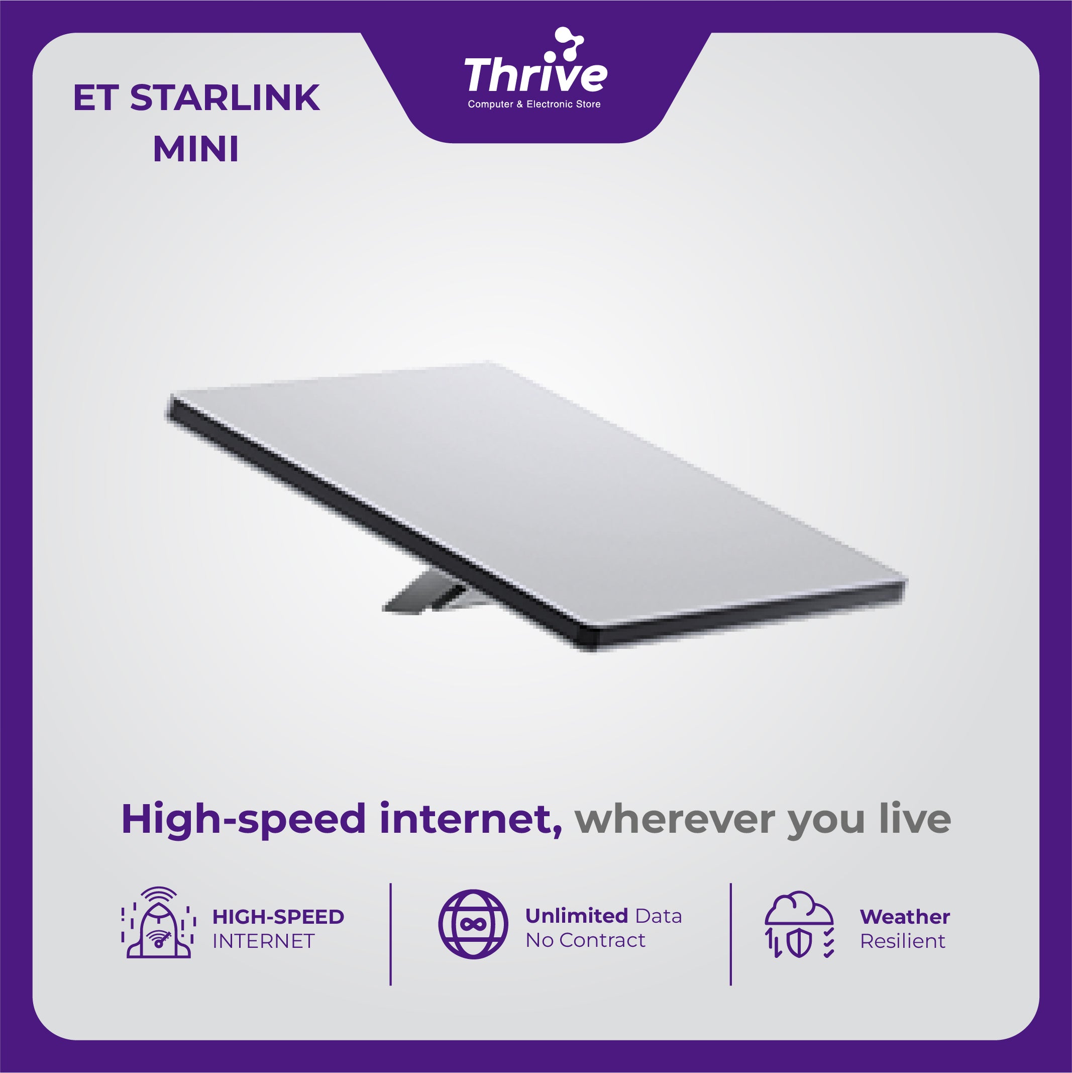 Starlink Mini Portable Kit - Internet Satelit Cepat Antena WiFi AC Dua ...