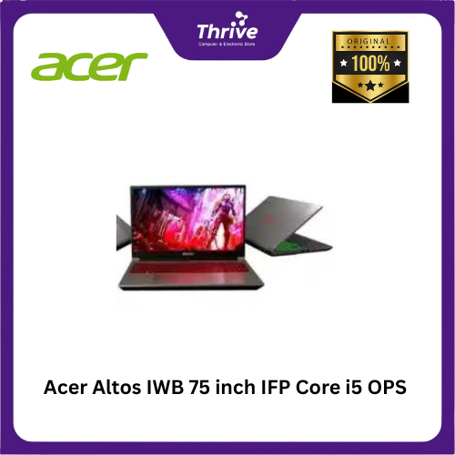 "Acer Altos IWB 75 inch IFP Core i5 OPS (IWB-75/0001)" - Sultan Store