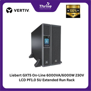 Liebert GXT5 On-Line 6000VA/6000W 230V LCD PF1.0 5U Extended Run Rack ...