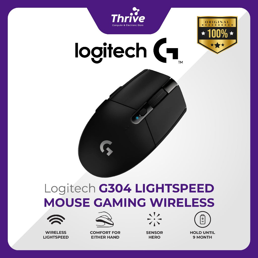 Logitech G304 Lightspeed Mouse Gaming Wireless Sensor 12K DPI - Sultan ...