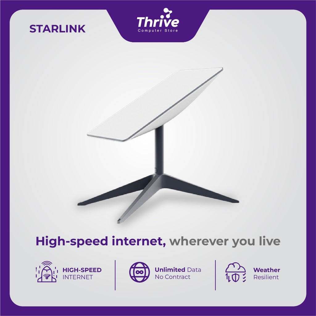 STARLINK - Standard Internet Kit Dual WiFi System - Antenna & Wifi Rou ...