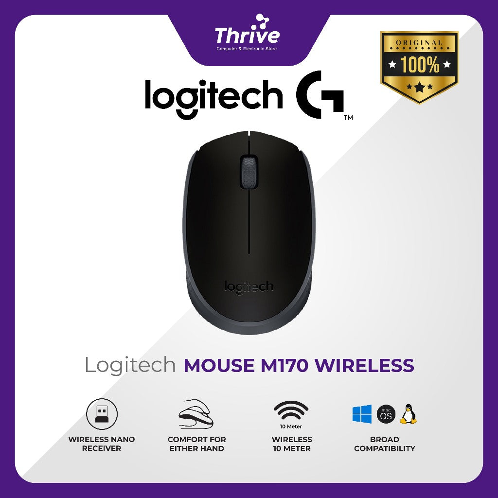 Mouse Logitech M170 - Mouse Wireless - Sultan Store