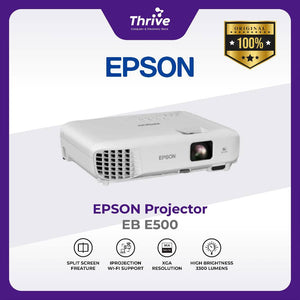 Epson - Projector EB-E500 XGA 3LCD - Sultan Store