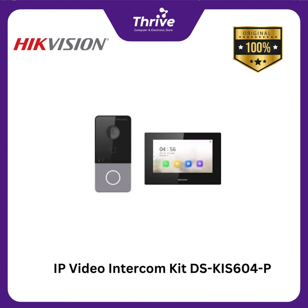 IP Video Intercom Kit DS-KIS604-P - Sultan Store