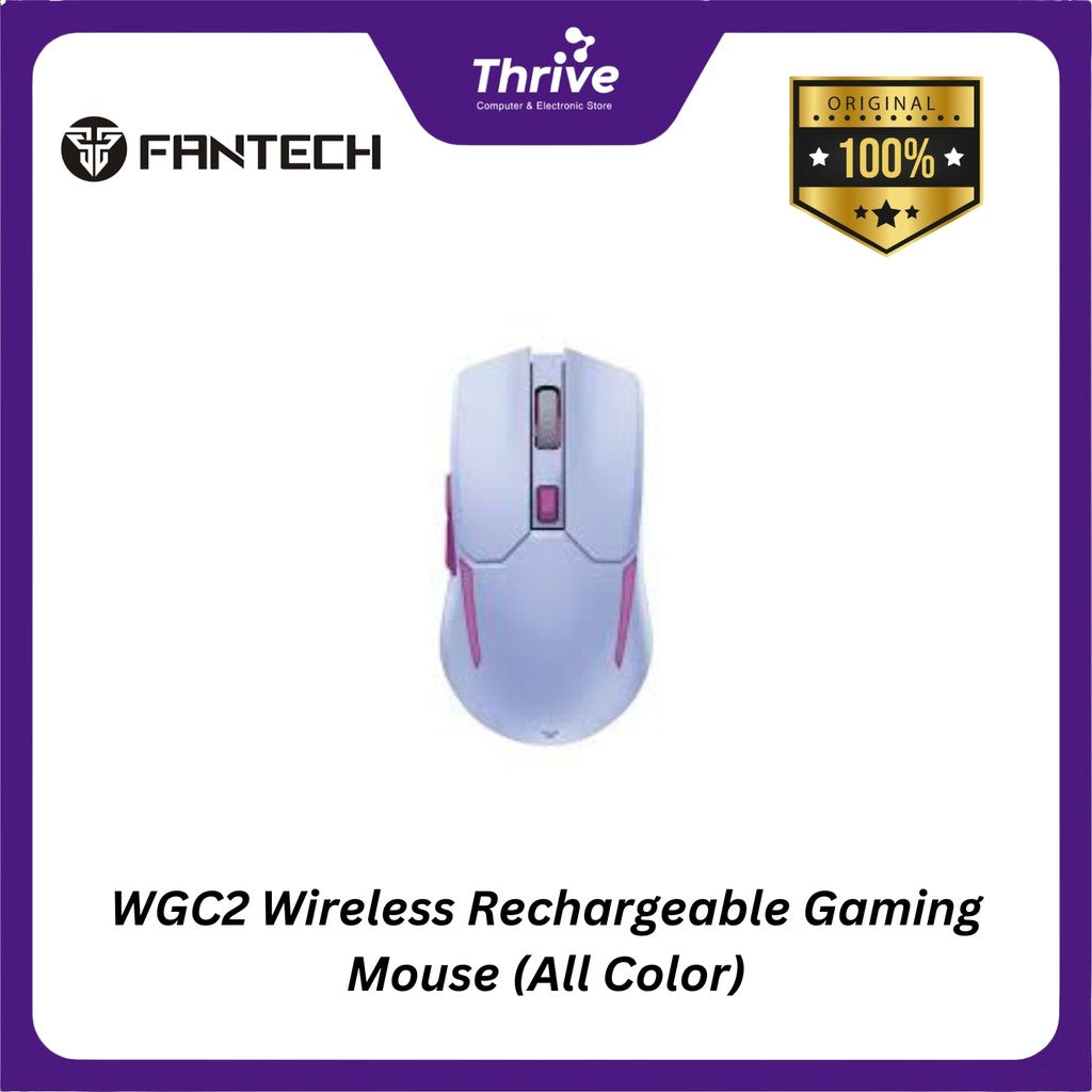 WGC2 Wireless Rechargeable Gaming Mouse (All Color) - Sultan Store