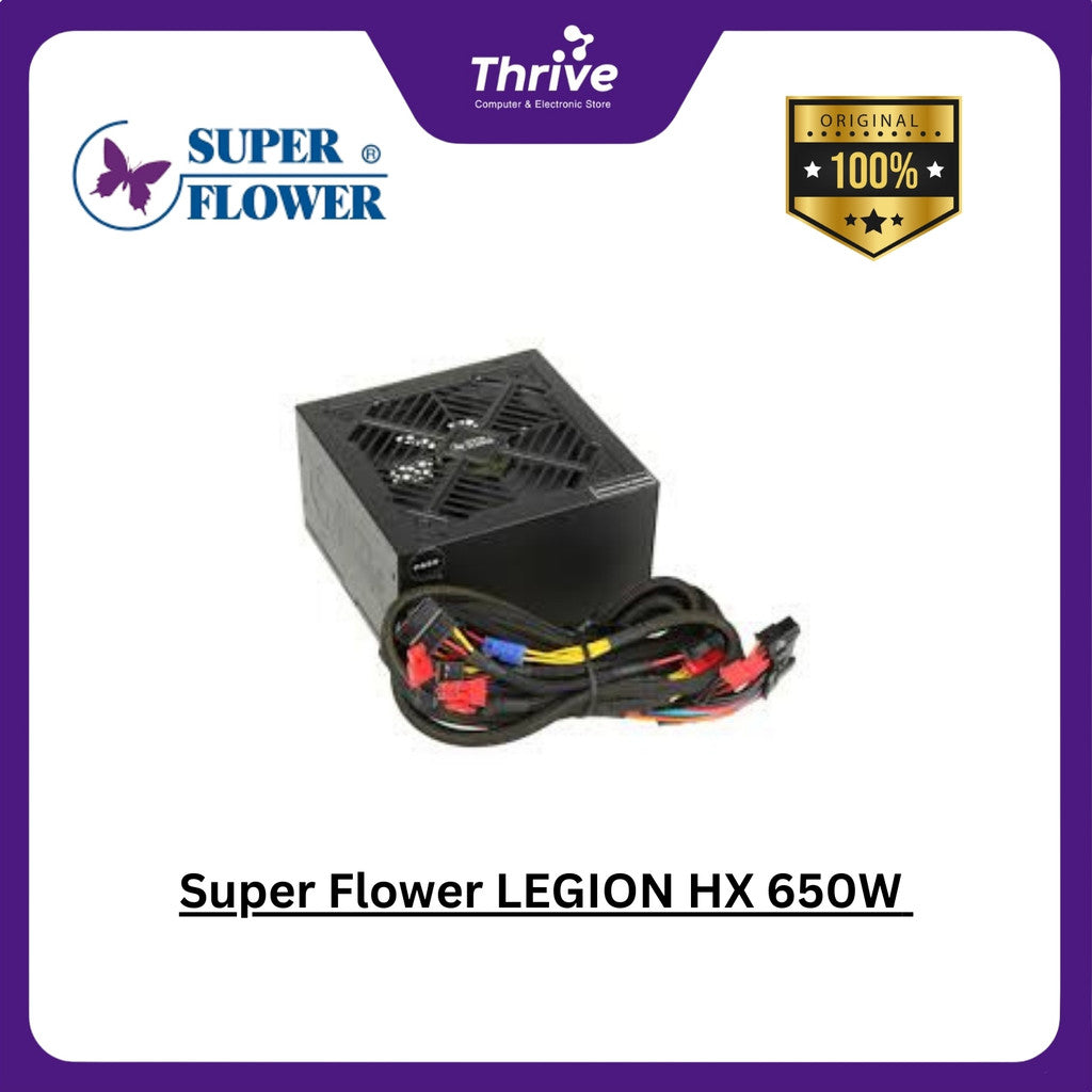 Super Flower LEGION HX 650W - SF-650P14XE(HX) - 80 PLUS GOLD - 7 Years ...