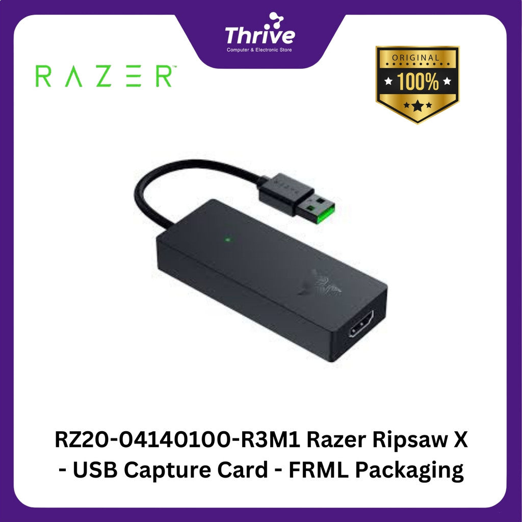 RZ20-04140100-R3M1 Razer Ripsaw X - USB Capture Card - FRML Packaging ...