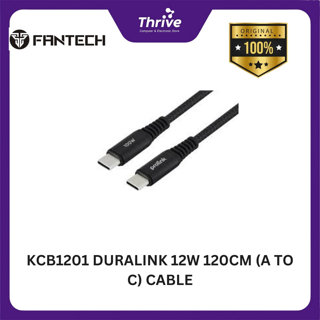 KCB1201 DURALINK 12W 120CM (A TO C) CABLE - Sultan Store