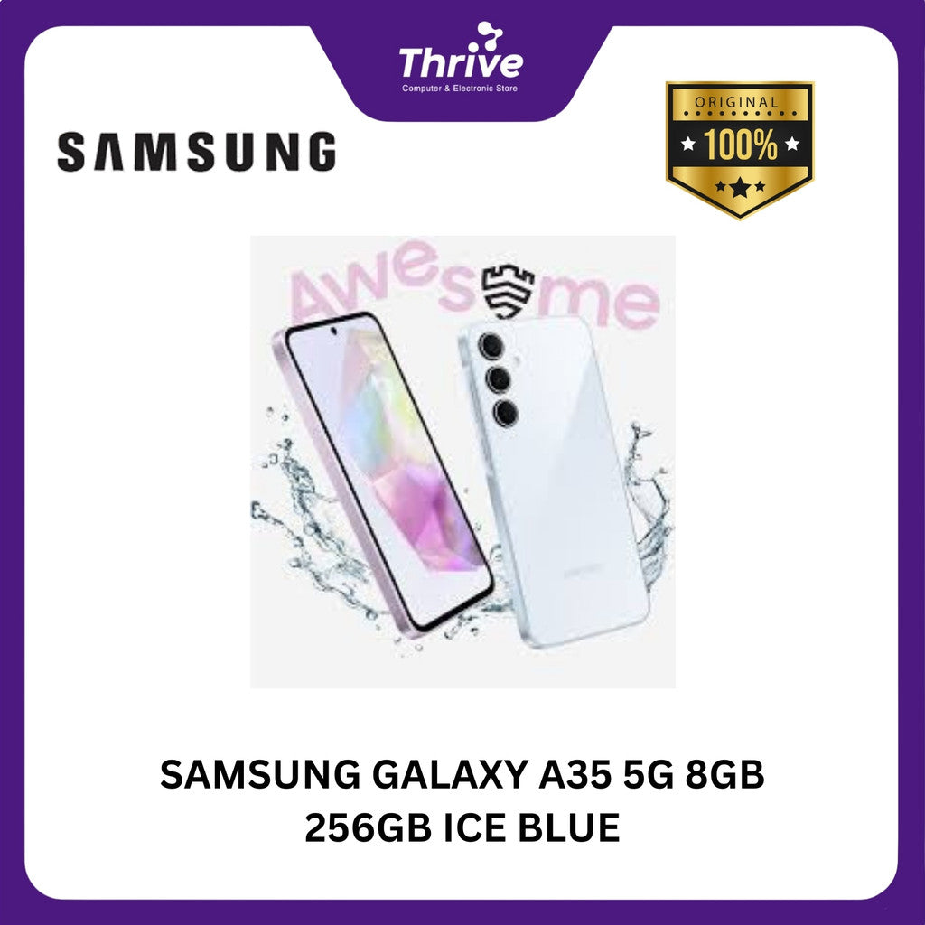 SAMSUNG GALAXY A35 5G 8GB 256GB ICE BLUE - Sultan Store