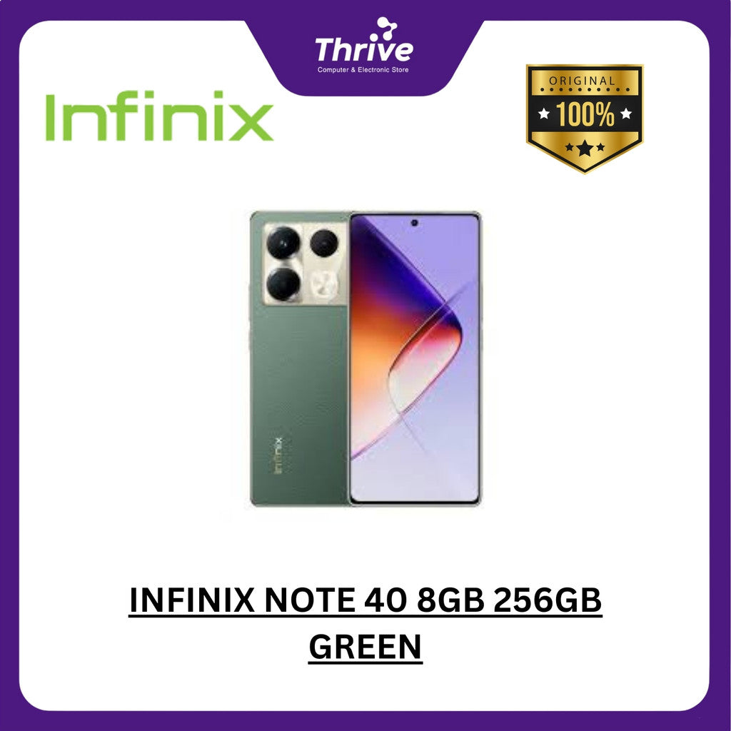 INFINIX NOTE 40 8GB 256GB GREEN - Sultan Store