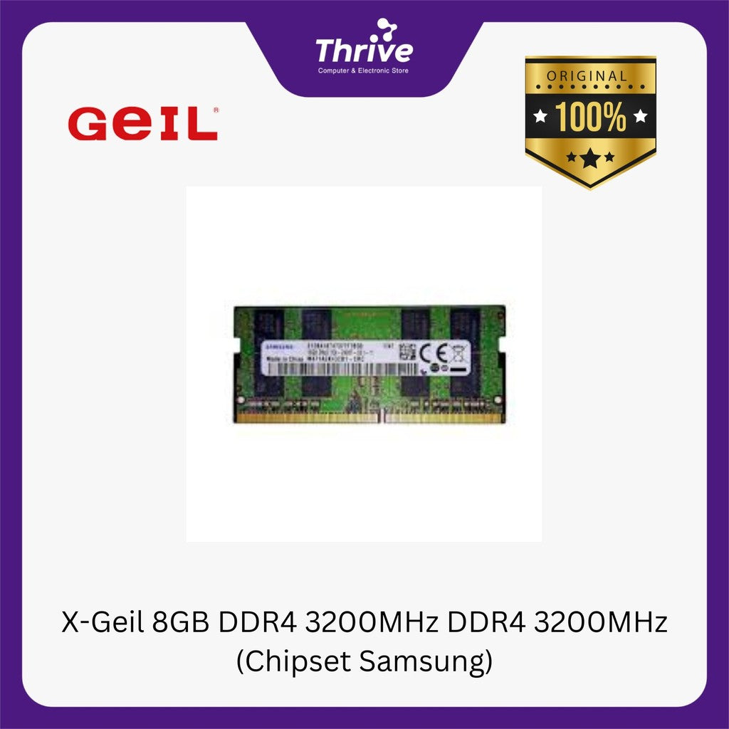 X-Geil 8GB DDR4 3200MHz DDR4 3200MHz (Chipset Samsung) - Sultan Store