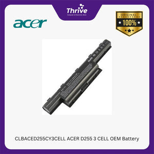 CLBACED255CY3CELL ACER D255 3 CELL OEM Battery - Sultan Store