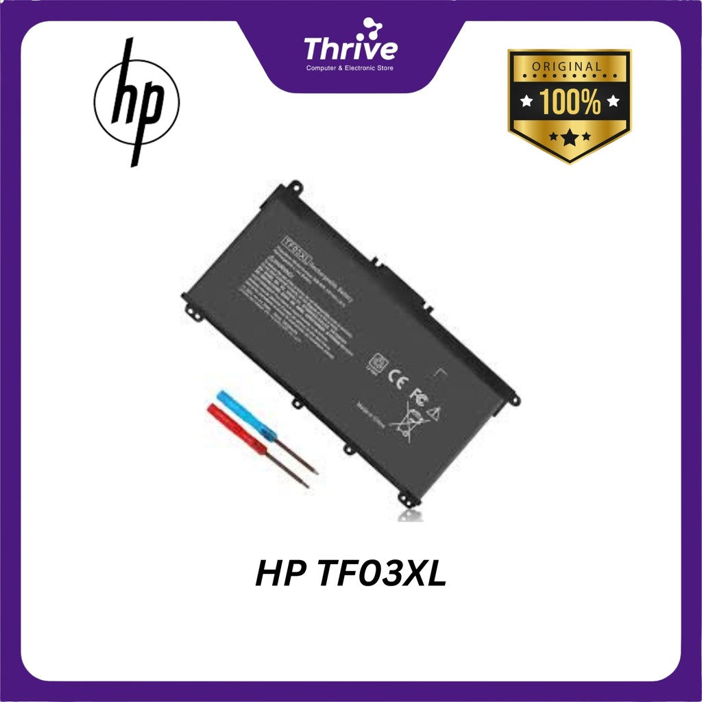 HP TF03XL Original Battery – 11.4V, High Performance for HP Laptops ...