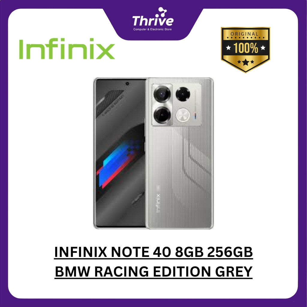 INFINIX NOTE 40 8GB 256GB BMW RACING EDITION GREY - Sultan Store