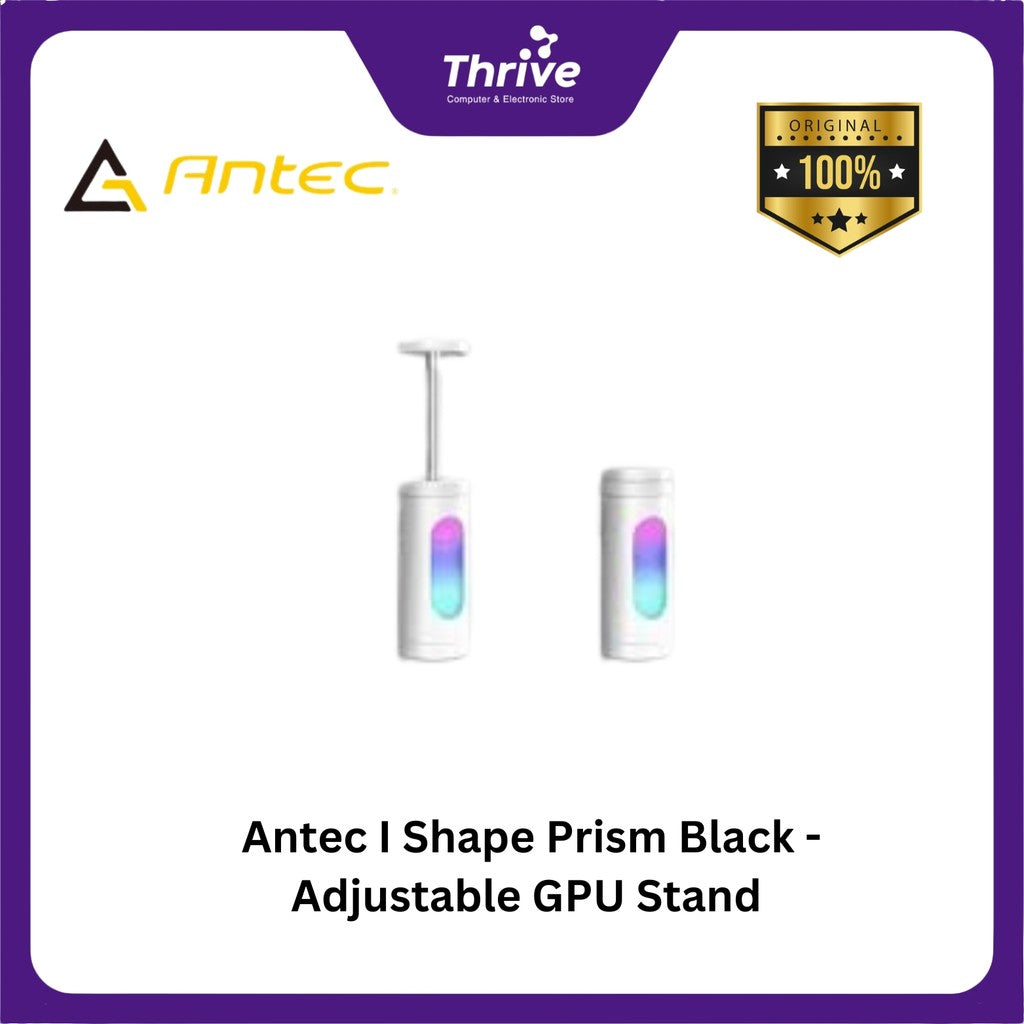 Antec I Shape Prism Black - Adjustable GPU Stand (Supporting RTX 40 Se ...
