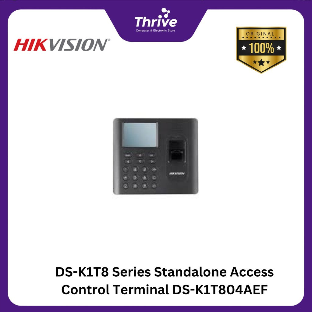 DS-K1T8 Series Standalone Access Control Terminal DS-K1T804AEF - Sultan ...