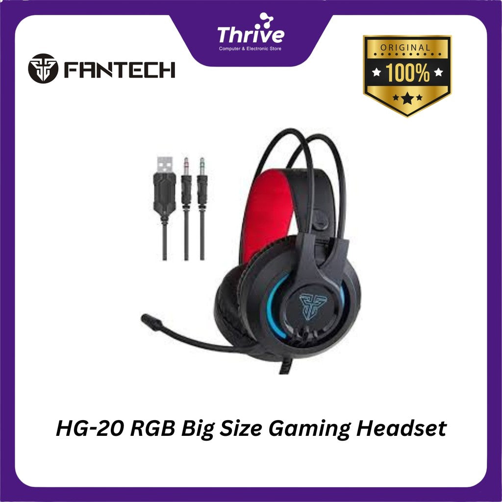 HG-20 RGB Big Size Gaming Headset - Sultan Store