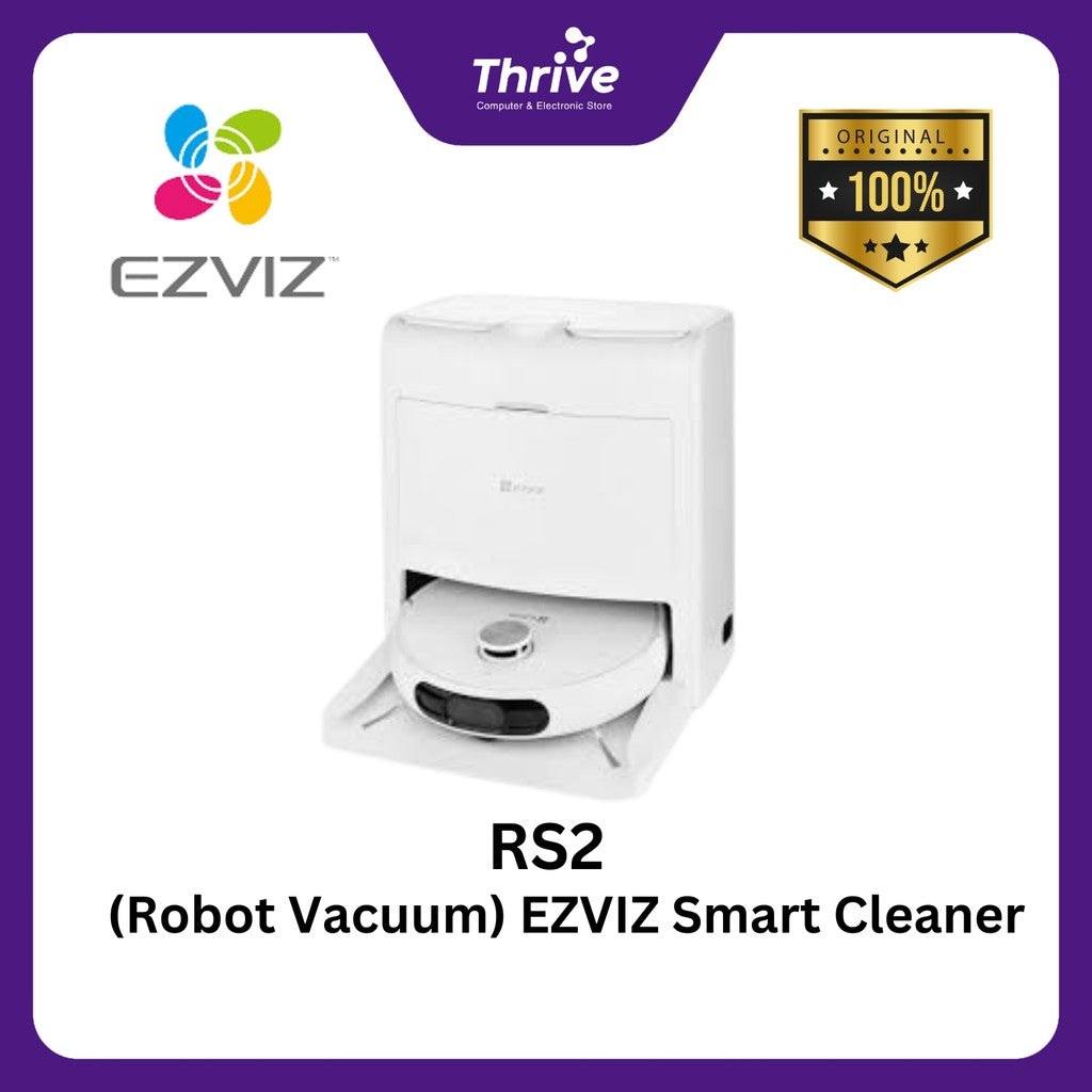 RS2 (Robot Vacuum) EZVIZ Smart Cleaner - Sultan Store