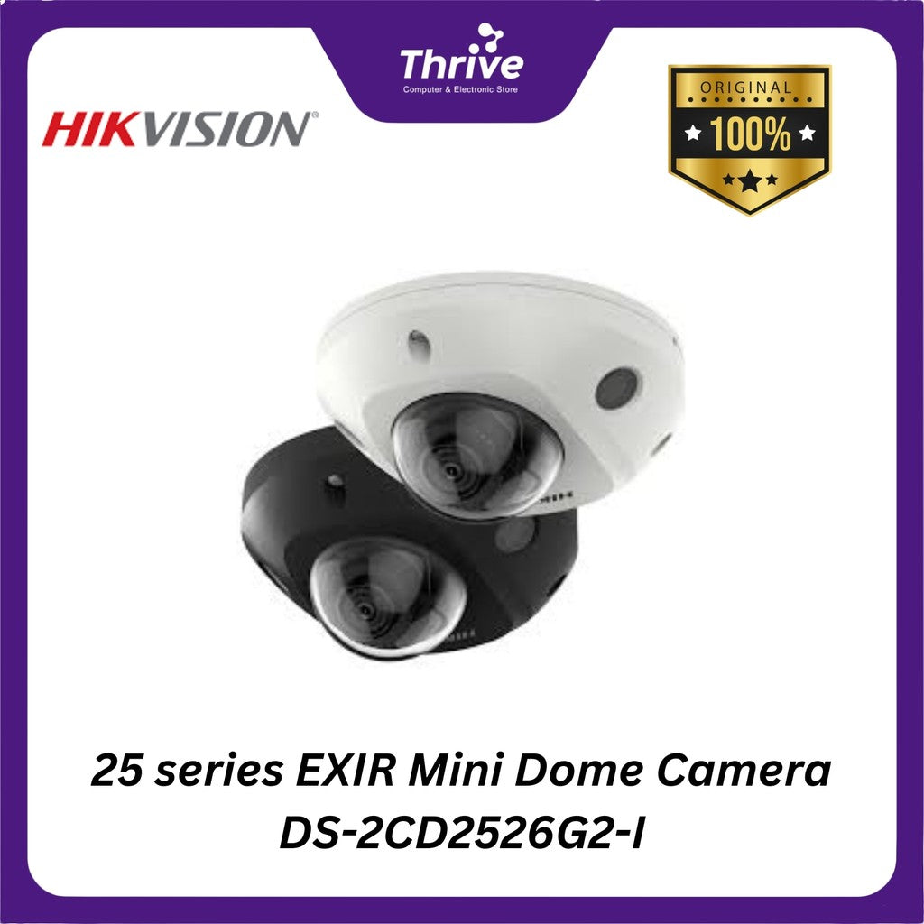 25 series EXIR Mini Dome Camera DS-2CD2526G2-IS - Sultan Store