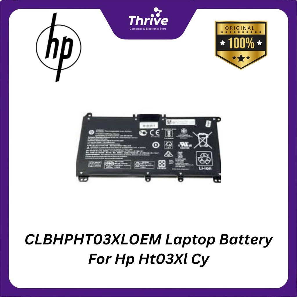 CLBHPHT03XLOEM Laptop Battery For Hp Ht03Xl Cy - Sultan Store