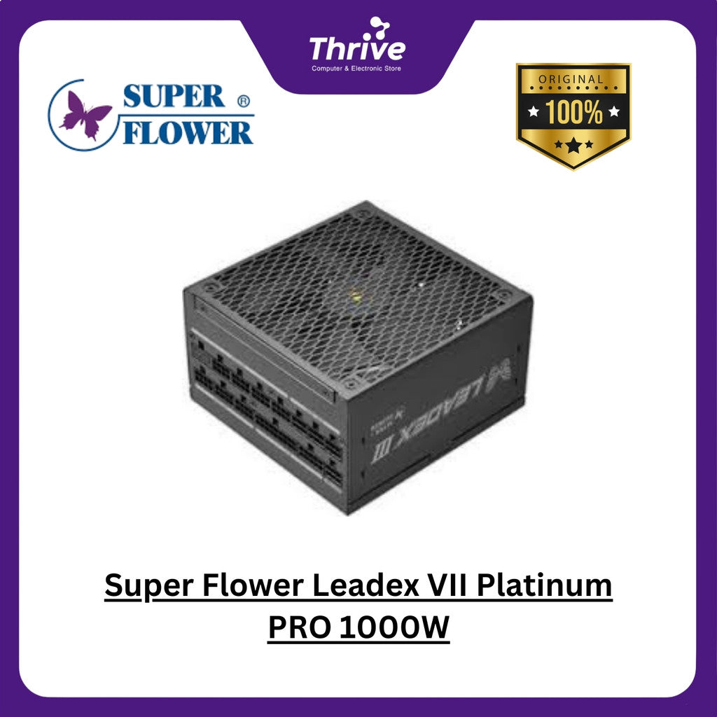 Super Flower Leadex VII Platinum PRO 1000W - SF-1000F14XP(BK) ATX 3.0 ...