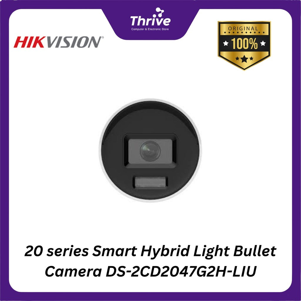 20 series Smart Hybrid Light Bullet Camera DS-2CD2047G2H-LIU - Sultan Store