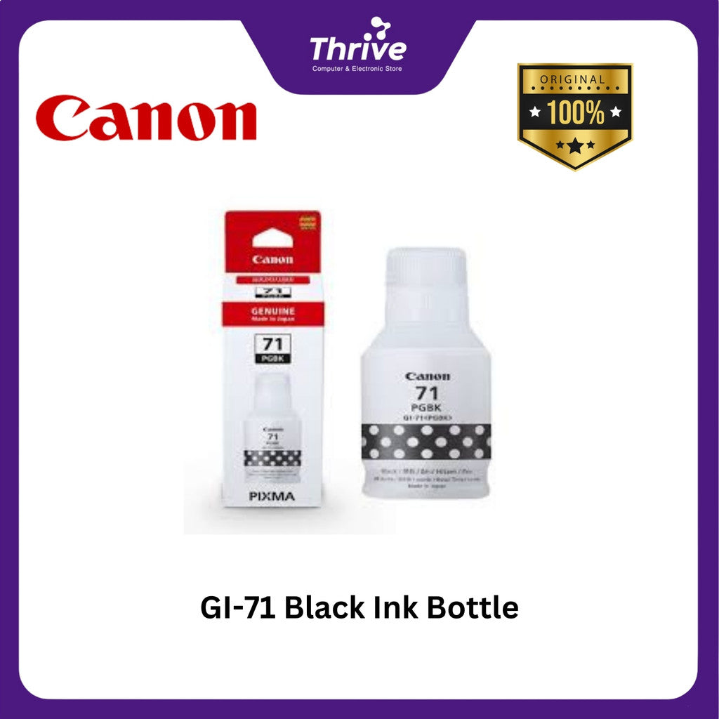 GI-71 Black Ink Bottle - Sultan Store