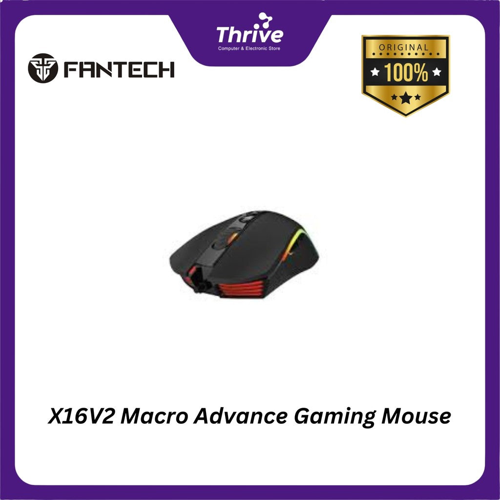 X16V2 Macro Advance Gaming Mouse - Sultan Store