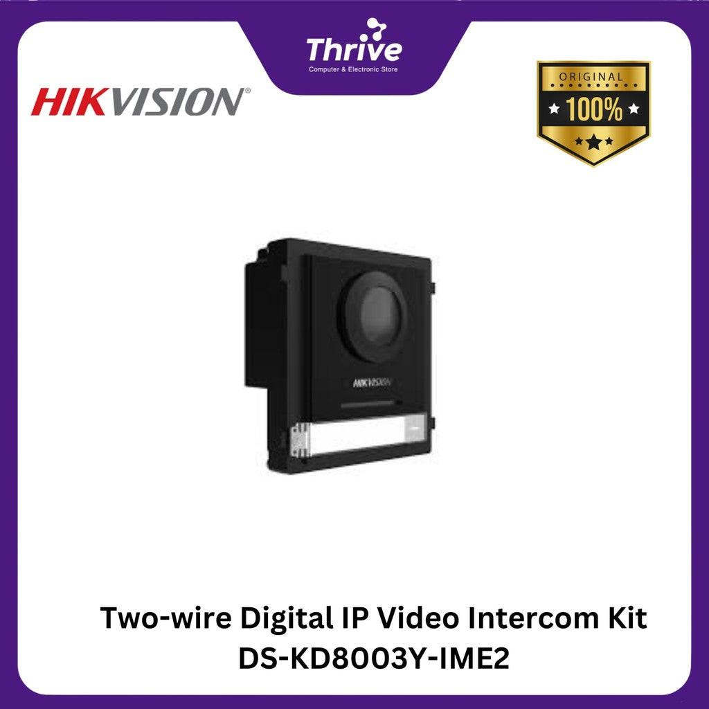 Two-wire Digital IP Video Intercom Kit DS-KD8003Y-IME2 - Sultan Store