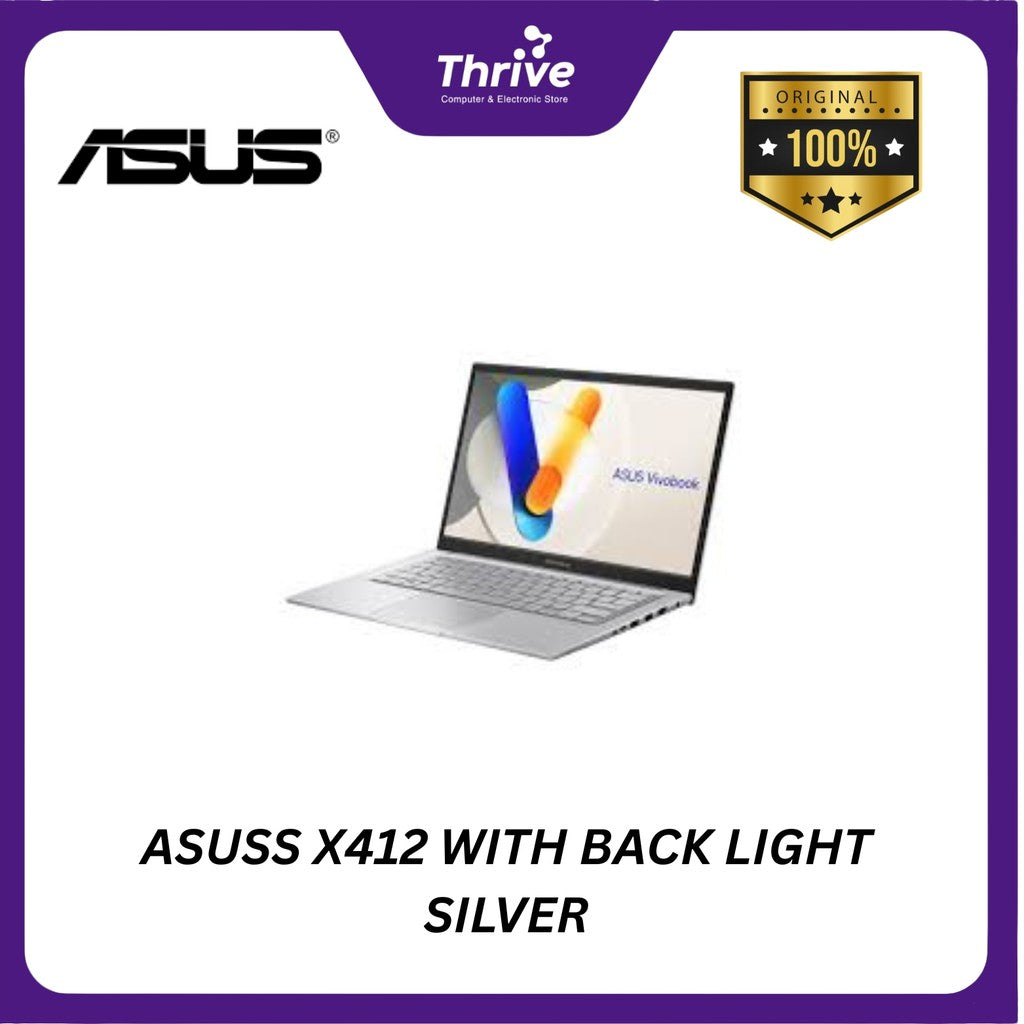Laptop Keypad ASUSS X412 WITH BACK LIGHT SILVER - Sultan Store